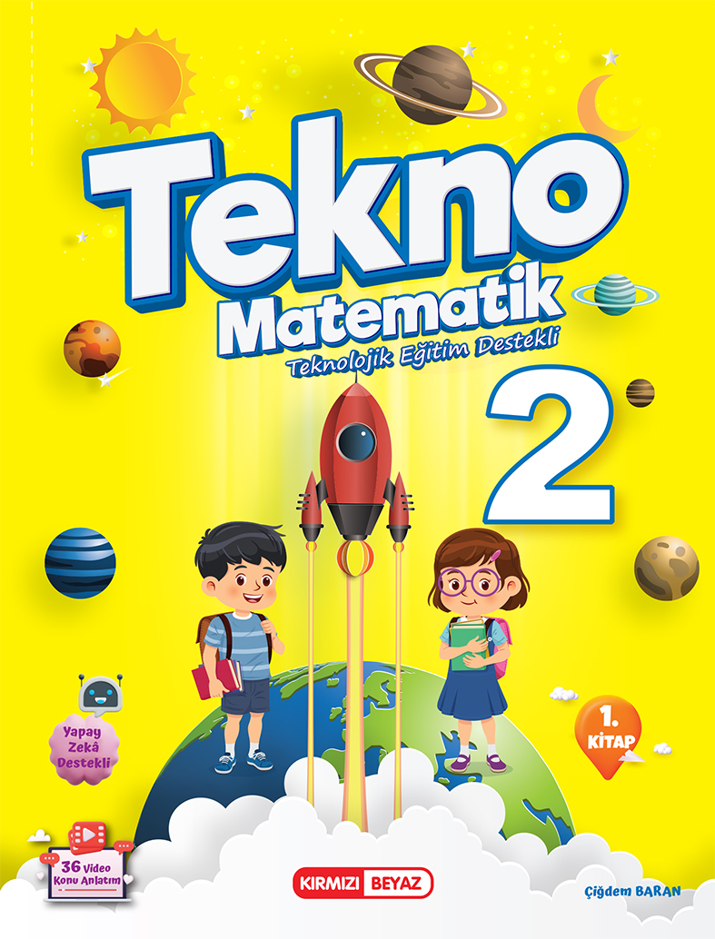 Tekno Matematik 2 - 1. Kitap (eski) | Kırmızı Beyaz